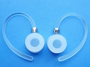 zotech 2 white noise isolating earhooks for motorola elite flip hz720, h17, h17txt, h19, h19txt, hx550, h525, h520 wireless device