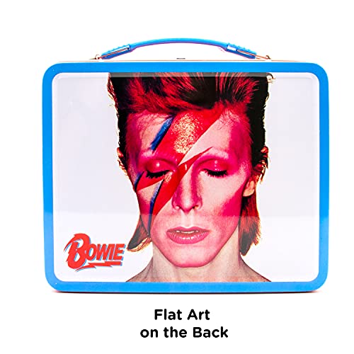 AQUARIUS David Bowie Aladdin Sane Fun Box - Sturdy Tin Storage Box with Plastic Handle & Embossed Front Cover - Officially Licensed Merchandise & Collectible Gift