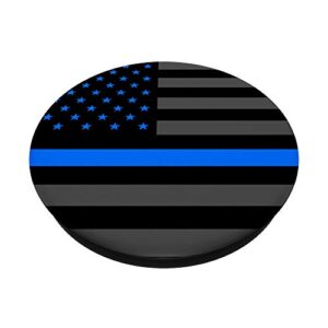 Thin Blue Line Pop Sockets Police Flag American Blue Stars PopSockets PopGrip: Swappable Grip for Phones & Tablets