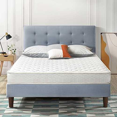 Best Price Mattress 8 Inch Tight Top Innerspring Hybrid Mattress - Comfort Foam Top with Bonnell Spring Base, Full White