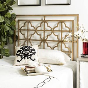 safavieh home lucinda retro antique gold headboard, full