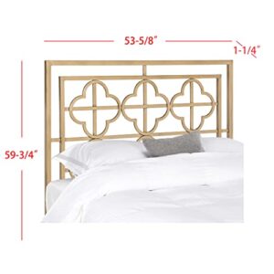 Safavieh Home Lucinda Retro Antique Gold Headboard, Full