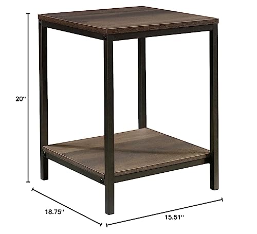 Sauder North Avenue Side Table, Smoked Oak finish