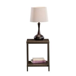 Sauder North Avenue Side Table, Smoked Oak finish