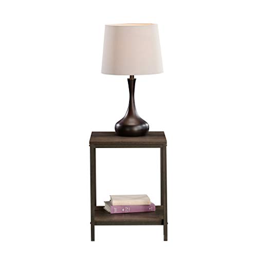 Sauder North Avenue Side Table, Smoked Oak finish