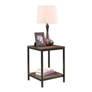 Sauder North Avenue Side Table, Smoked Oak finish