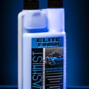 WashMist Waterless Car Wash Kit - Evolutionary Hydrophobic Polymer Technology - Eco-Friendly - Fast Easy to use; Clean Shine, virtually Anywhere, Anytime!