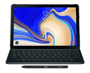 samsung electronics ej-ft830ubeguj galaxy tab s4 book cover keyboard, black