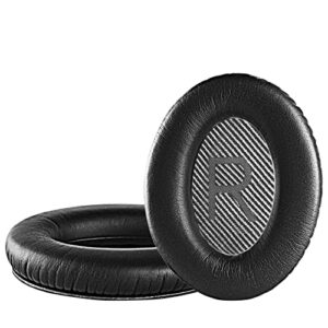 QC25 Replacement Pads Ear Soundlink Earpads Cover Ear Cushion Kit Headphone Earcups Compatible with Bose Soundtrue/Soundlink/Quietcomfort 25 Wireless Headphones ii Cushions .(Black)