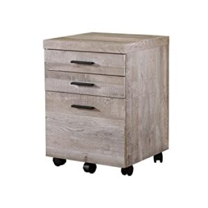 Monarch Specialties I FILING CABINET, TAUPE