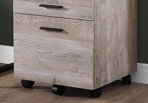 Monarch Specialties I FILING CABINET, TAUPE