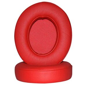 studio3.0 replacement ear cushions studio2.0 ear pads compatible with beats studio 2, beats studio 3 headphones (red)