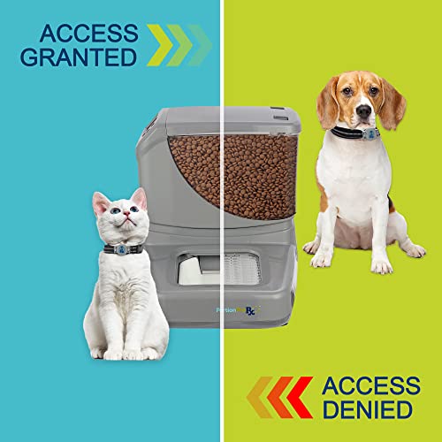 PortionPro Rx Automatic Pet Feeder (for Both Cats and Dogs) - Prevents Food Stealing and Delivers Scheduled Meals