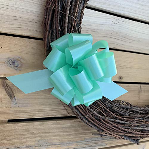 Summer Pull Bows Variety Pack - 5" Wide, Set of 30, Pastel Pink, Light Blue, Yellow, Mint Green, Lavender, Christmas, Spring Colors, Gift Bows, Birthday, Fundraiser, Easter