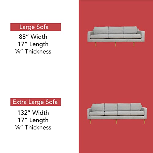 LAMINET Deluxe Extra Thick Sagging Furniture Cushion Support Insert| Seat Saver| New and Improved| Extend The Life of Your Sofa| 60% Thicker - Sofa - 17" L x 66" W