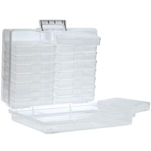 fox valley traders plastic photo storage set of 17