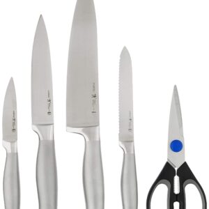 HENCKELS Modernist Razor-Sharp 6-pc Studio Knife Set, Chef Knife, Paring Knife, Utility Knife, German Engineered Informed by 100+ Years of Mastery