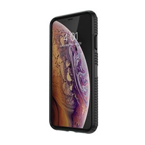 Speck Presidio Grip iPhone XS Max Case - Slim Fit, Silicone, Black/Black