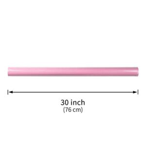 RUSPEPA Kraft Paper Roll - 30 inches x 32.8 feet - Recyclable Paper Perfect for Wrapping, Craft, Packing, Floor Covering, Dunnage, Parcel, Table Runner (Pink)