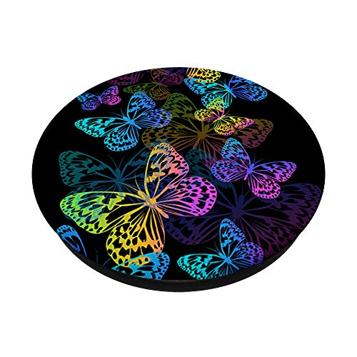 Bright Colored Butterflies PopSockets PopGrip: Swappable Grip for Phones & Tablets