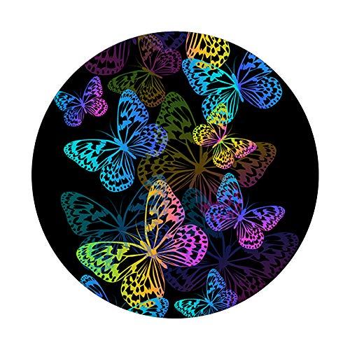 Bright Colored Butterflies PopSockets PopGrip: Swappable Grip for Phones & Tablets