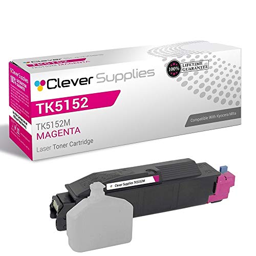 CS Compatible Toner Cartridge Replacement for Kyocera-Mita TK5152 TK5152M Magenta ECOSYS M6035cidn ECOSYS M6535cidn ECOSYS P6035cdn Magenta