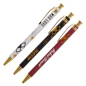 harley quinn pens harley quinn accessories harley quinn school supplies - harley quinn stationary harley quinn office supplies