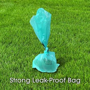 Bags on Board Odor Control Dog Poop Bags and Dispenser | Ocean Breeze Scent | 9 x14 Inches, 900 Waste Pickup Bags