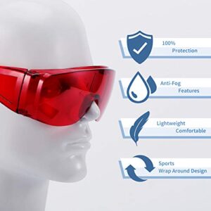 Dental Eyewear for Teeth Whitening Light, Eye Shield Safety Glasses LED Protective Goggle