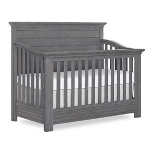 evolur waverly 5-in-1 full panel convertible crib in rustic grey, greenguard gold certified , 58.75x31.25x46.5 inch (pack of 1)