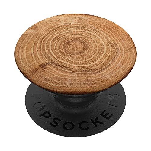 Tree Rings Cut Cross Section of Tree Design PopSockets PopGrip: Swappable Grip for Phones & Tablets