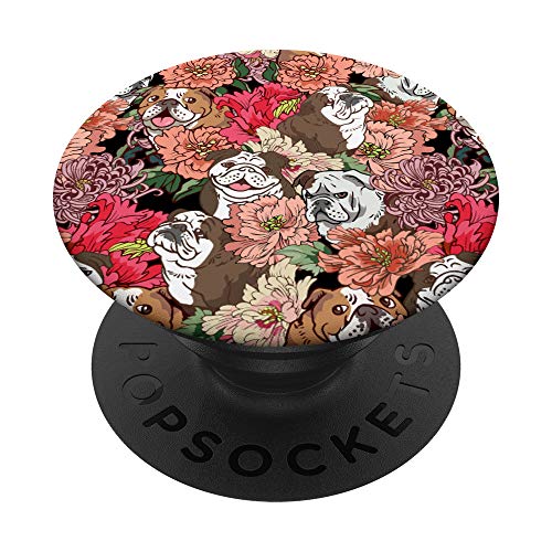 Because English Bulldog PopSockets by Huebucket PopSockets PopGrip: Swappable Grip for Phones & Tablets