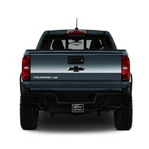 iPick Image - Black Graphic Plate Billet Aluminum 2" x 2" inch Tow Hitch Cover - Chevrolet Black Logo