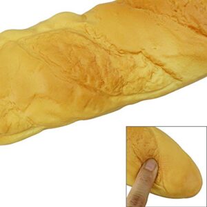 Memory Foam Keyboard Wrist Rest Pad,Soft Toast Bread Baguette Shape Anti-Skid Wrist Rest Support for Office,Computer,Laptop,Keyboard,Slow Bounces Back Foam for Easy Typing & Pain Relief