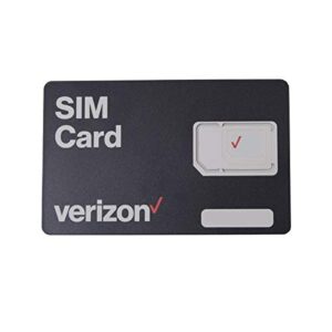 verizon wireless 4g lte sim card - all 3 sizes (3-in-1), nano/micro/standard sizes (4ff / 3ff / 2ff)