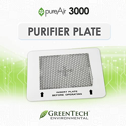 GreenTech Environmental pureAir 3000 Purification Plate - Replacement Plate for pureAir 3000 - Portable Air Purifier and Air Cleaner, Air Purifiers for Home, Office, and Bedroom, 3000 Square Feet