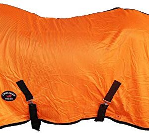 CHALLENGER 80" Horse Mesh Summer FlySheet Spring Airflow Orange 7309