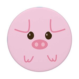 Cute Baby Pig PopSockets PopGrip: Swappable Grip for Phones & Tablets