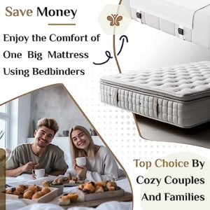 Bedbinder Deluxe © - Upgrade Your Sleep with The Ultimate Bed Bridge -[Bed Bridge Twin to King] Split King Gap Filler for Adjustable Bed - Mattress Connector Replaces a Mattress Gap Filler…