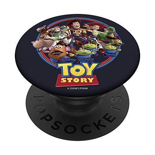 Disney Pixar Toy Story Woody Jessie Buzz And The Gang PopSockets PopGrip: Swappable Grip for Phones & Tablets