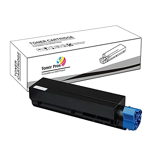 TONER PROS (TM) Compatible High Yield (7,000 Pages) Black Toner 45807105 for OKI Okidata B412dn B432dn B512dn MB472w MB492 MB562w Printers