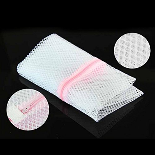 3Pcs Delicates Mesh Laundry Bags Net Washer Dryer Bag Travel Laundry Bag Clothing Zipper Washing Bags for Laundry, Blouse, Bra, Hosiery, Stocking, Underwear, Lingerie, Baby Clothes