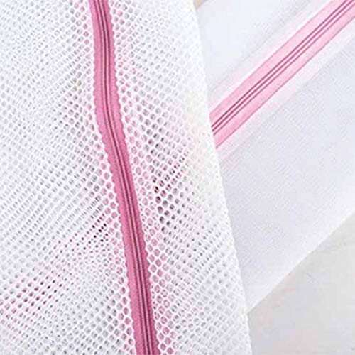 3Pcs Delicates Mesh Laundry Bags Net Washer Dryer Bag Travel Laundry Bag Clothing Zipper Washing Bags for Laundry, Blouse, Bra, Hosiery, Stocking, Underwear, Lingerie, Baby Clothes