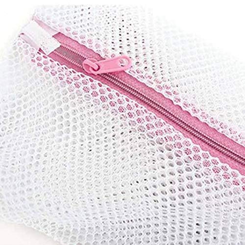 3Pcs Delicates Mesh Laundry Bags Net Washer Dryer Bag Travel Laundry Bag Clothing Zipper Washing Bags for Laundry, Blouse, Bra, Hosiery, Stocking, Underwear, Lingerie, Baby Clothes