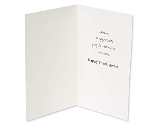 American Greetings Thanksgiving Cards, Mean So Much (6-Count)