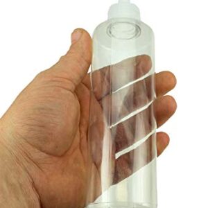 Josh's Frogs Easy Squeezy Clear Feeding Bottles for Prepared Gecko Diets (8 oz)