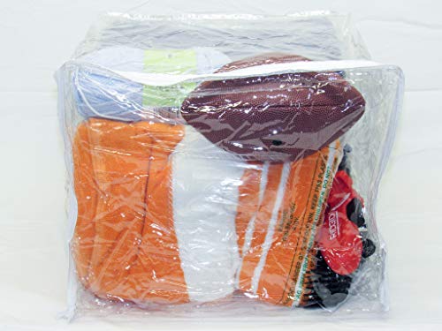 Clear Vinyl Zippered Storage Bags 15 x 18 x 12 Inch 10-Pack