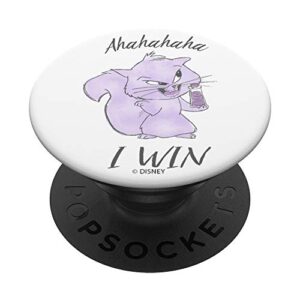 disney emperors new groove cat yzma ahahahaha i win popsockets popgrip: swappable grip for phones & tablets