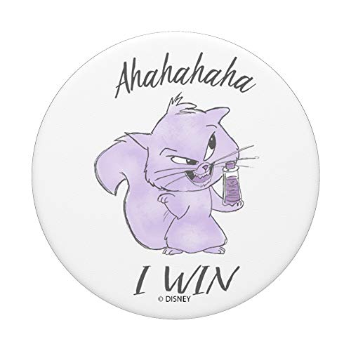 Disney Emperors New Groove Cat Yzma Ahahahaha I Win PopSockets PopGrip: Swappable Grip for Phones & Tablets