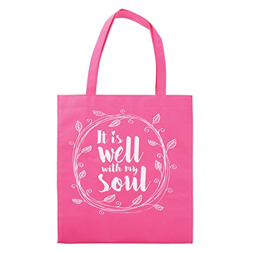 Well With My Soul Reusable Shopping Bag in Pink